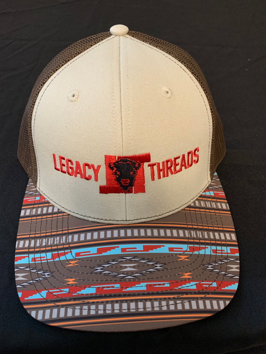 Aztec Print Logo Hat – Legacy Threads LLC